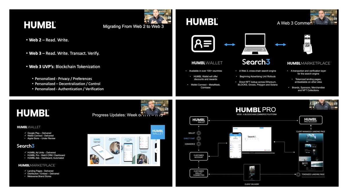 Ajay Tomar: $HMBL #HUMBL Milestones & Catalysts ⏬ Search3 - (Web3 cross ...