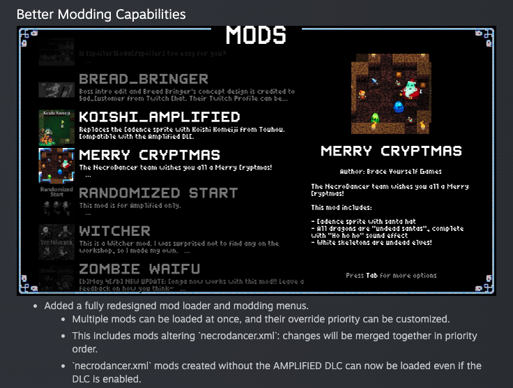 Touhou Hijacks in the Outside World on Twitter: "The v3.0.0 update summary of rougelike rhythm ...