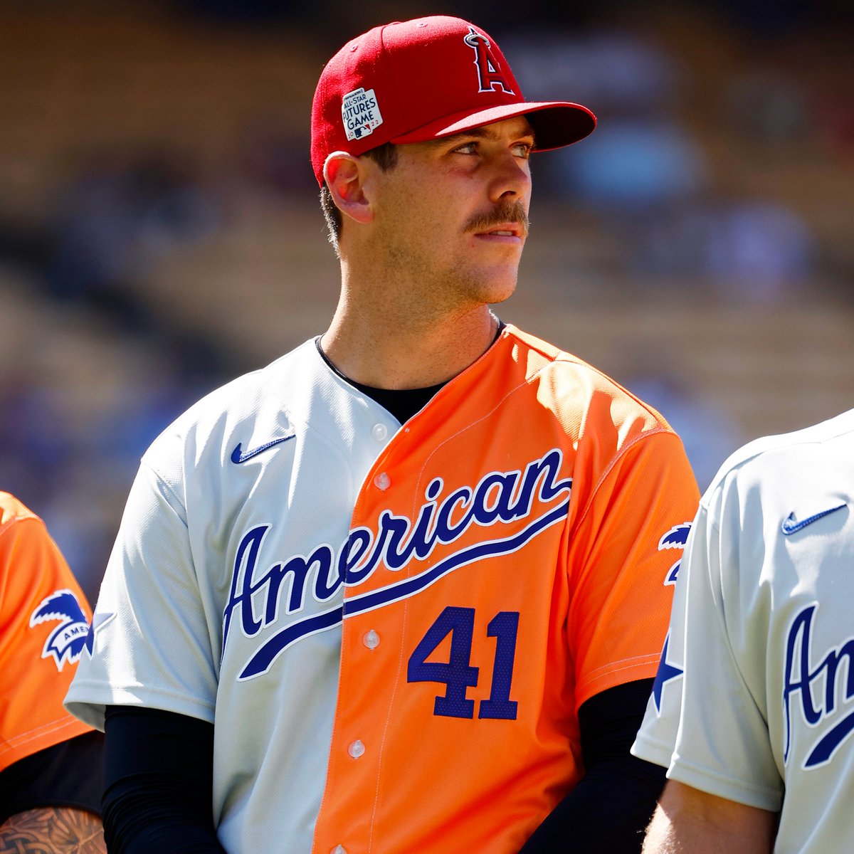 Ky Bush pitched a scoreless inning in today's Futures All-Star Game : r ...