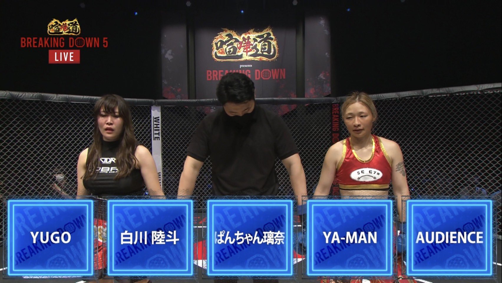 BreakingDown / ブレイキングダウン on Twitter: "／ #BreakingDown5 14試合目結果速報📣 \ あなたの投票が勝敗を分ける。 🥊バンタム級ワンマッチ ...