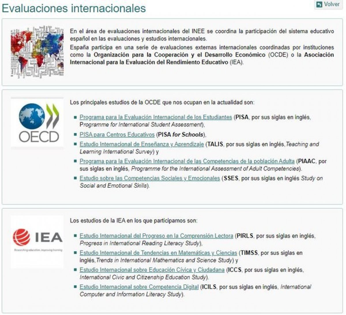 Educación INEE on Twitter: "📰¿Conoces las #evaluaciones internacionales en las que participa ...