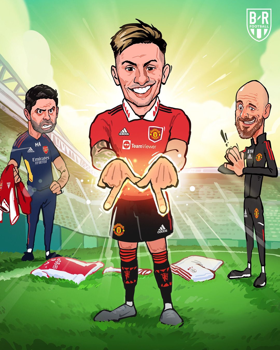 Manchester United Cartoon كاريكاتيرات رياضية Sport