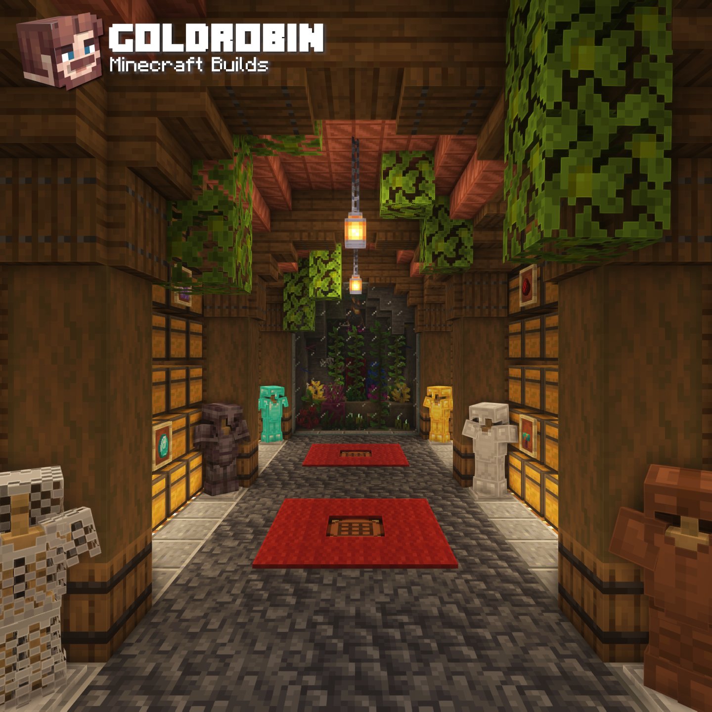 Minecraft Chest Room