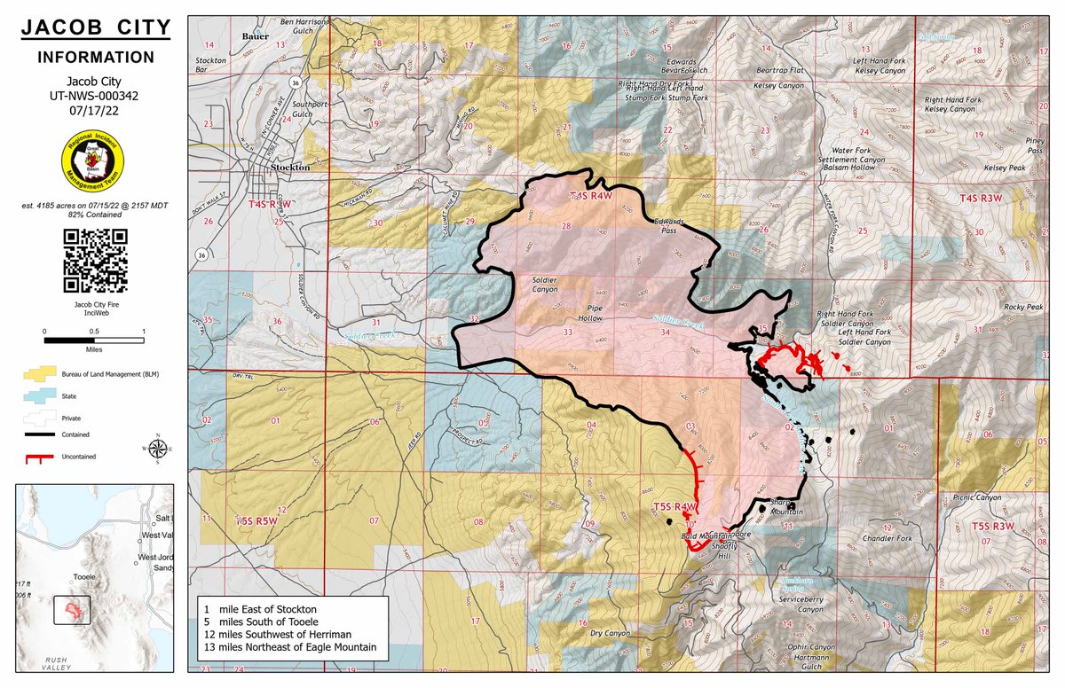 #JacobCityFire Today, helicopters will shuttle some crews that have ...