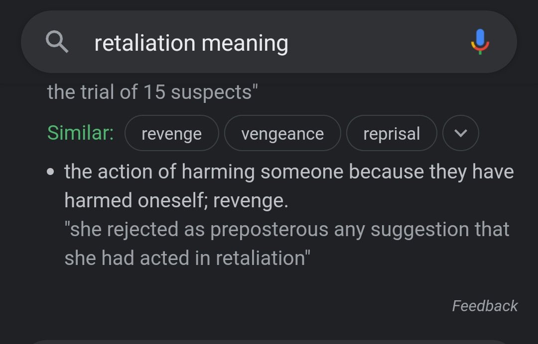 Reprisal Meaning