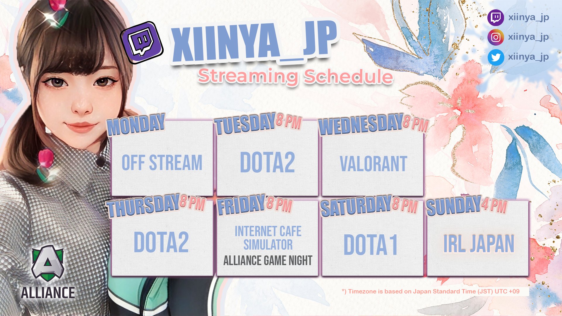 xiinya Alliance しぃにゃ🐶💭 SG 18th~ on Twitter: "🕊💙July 18 - 24th💙🕊 https://t.co/gtYzFRgKPx https ...