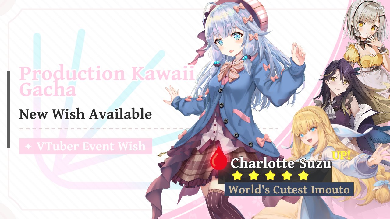 Charlotte Suzu 🩸 シャーロット・スズ on Twitter: "On Friday, I will explain why you should save up to roll ...