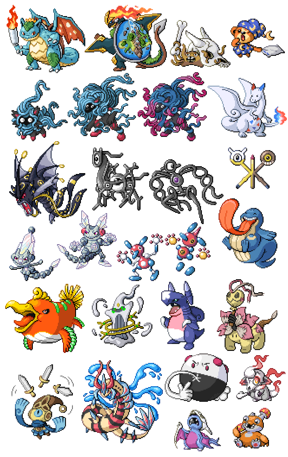 Pokemon Sprites Fusions
