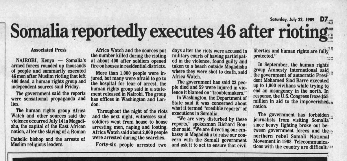 On the night of 17 July, 33 years ago: +1000 residents of the Hodan ...