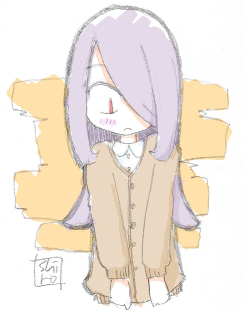 真正面を載せて5rt来たら強者 」|し ろ（ 築 5 5年 ・ 心 不 全 療 養 中 ）のイラスト