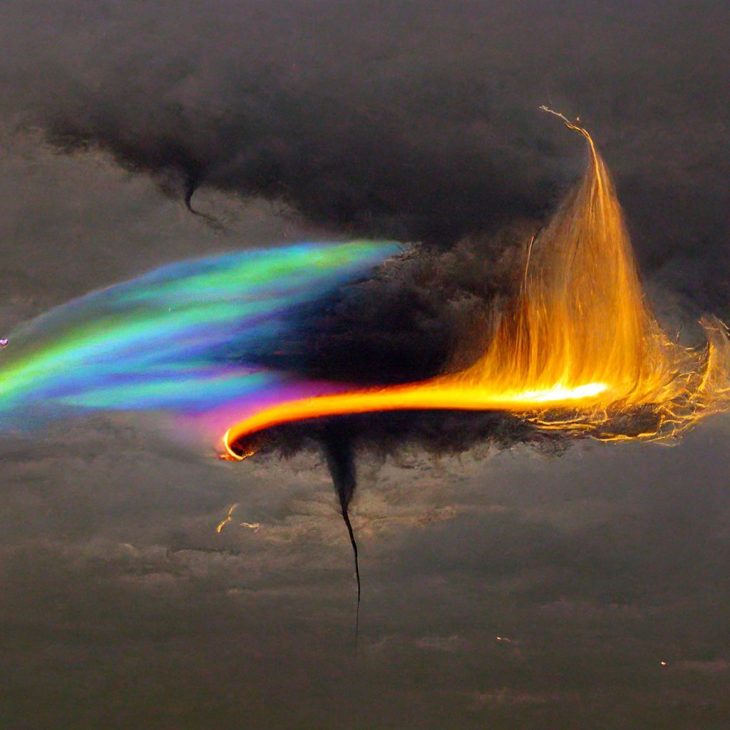 Rainbow Tornado Lightning