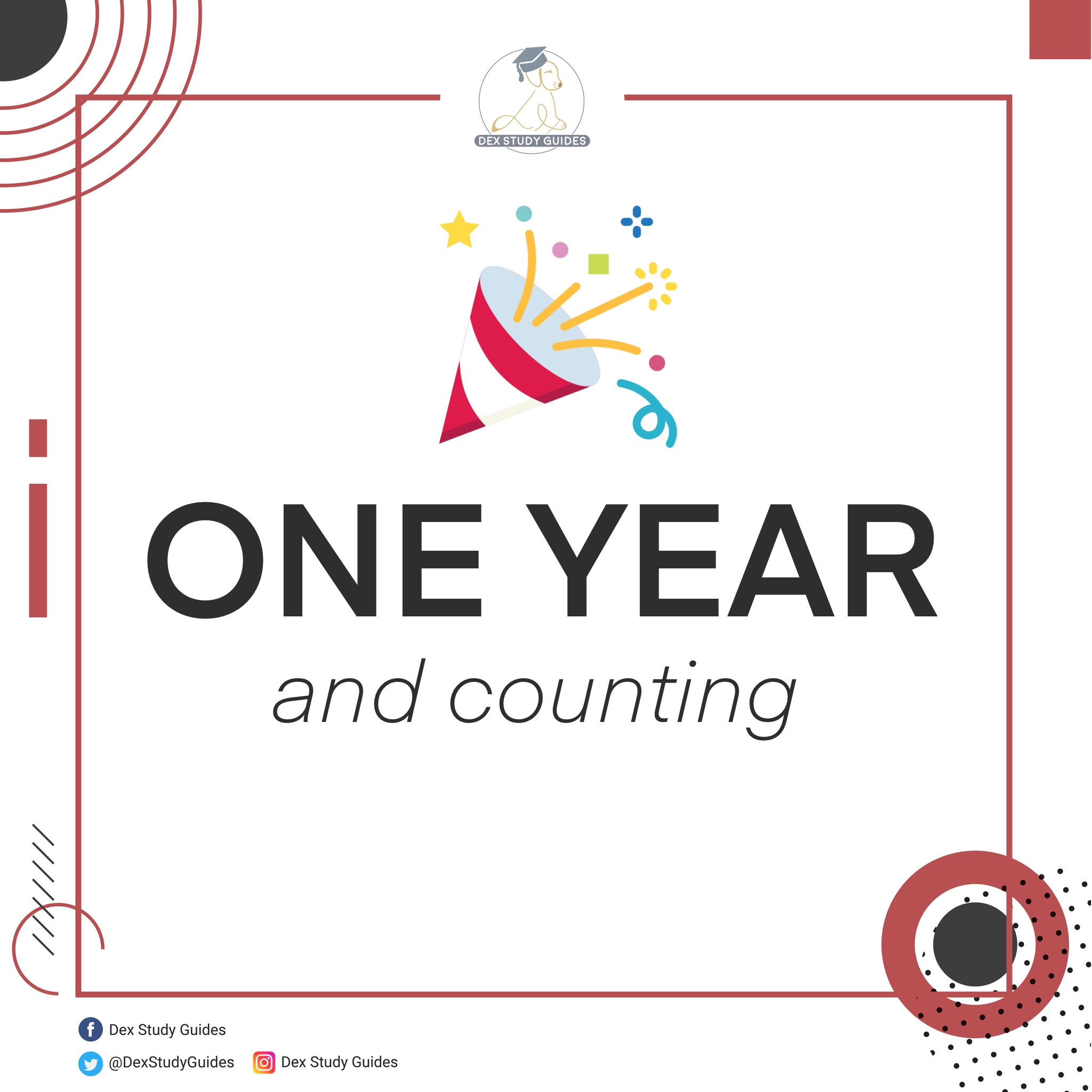 Dex Study Guides on Twitter: "Dex Study Guides has officially reached ONE YEAR and counting! 🥳 ...