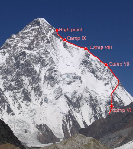 The K2 stands out like a force of nature on the Pakistan-China border, waiting to strike you ...