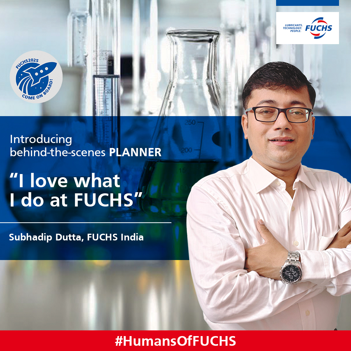 FUCHS Lubricants (India) Pvt. Ltd. on Twitter: "Meet Subhadip Dutta, a high-performing employee ...