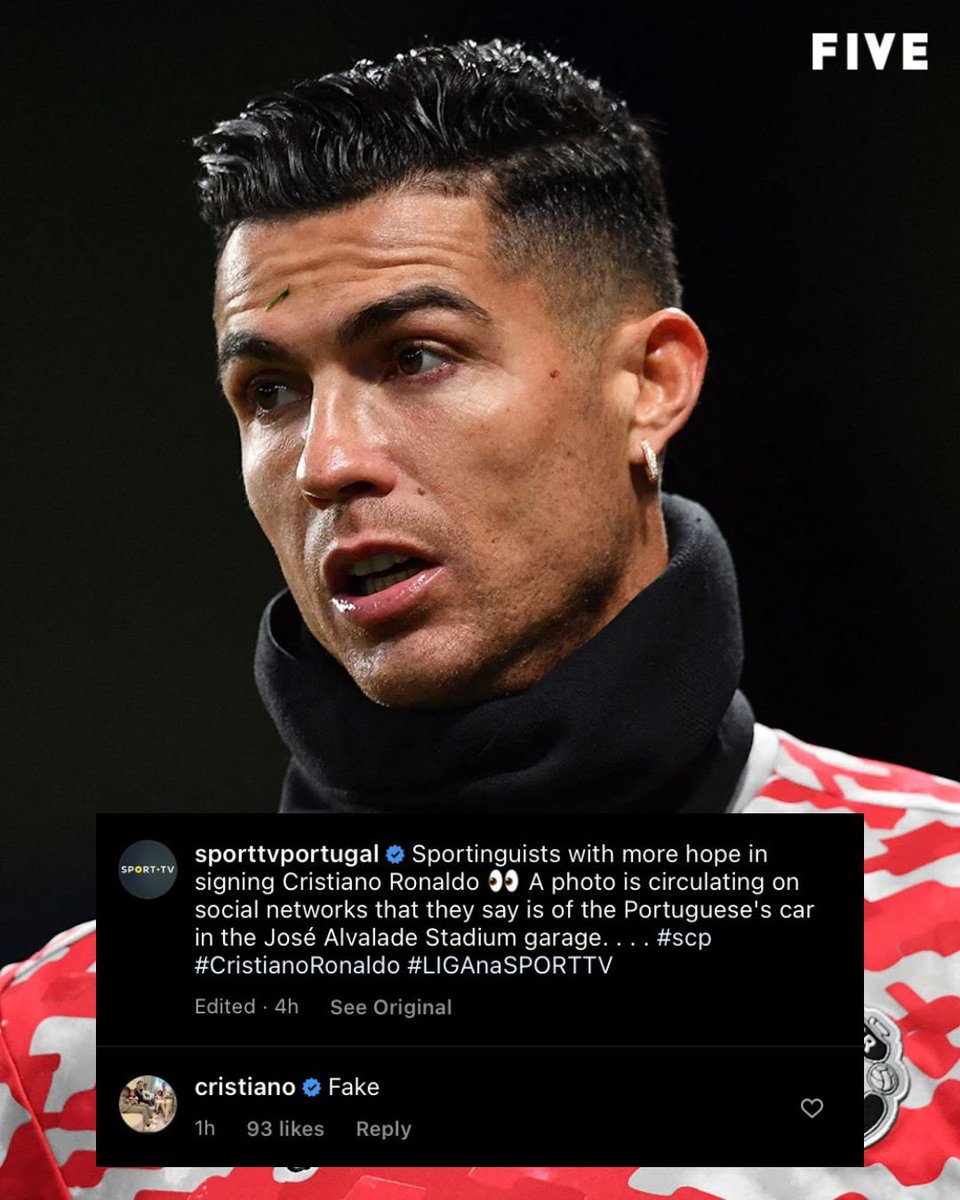 Cristiano Ronaldo Faux Hawk 2022