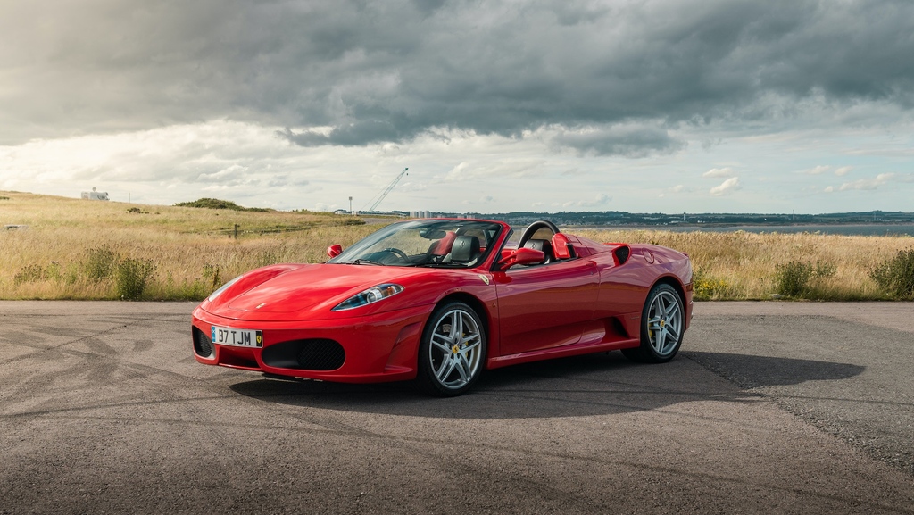 Red Ferrari F430 Spider Wallpaper