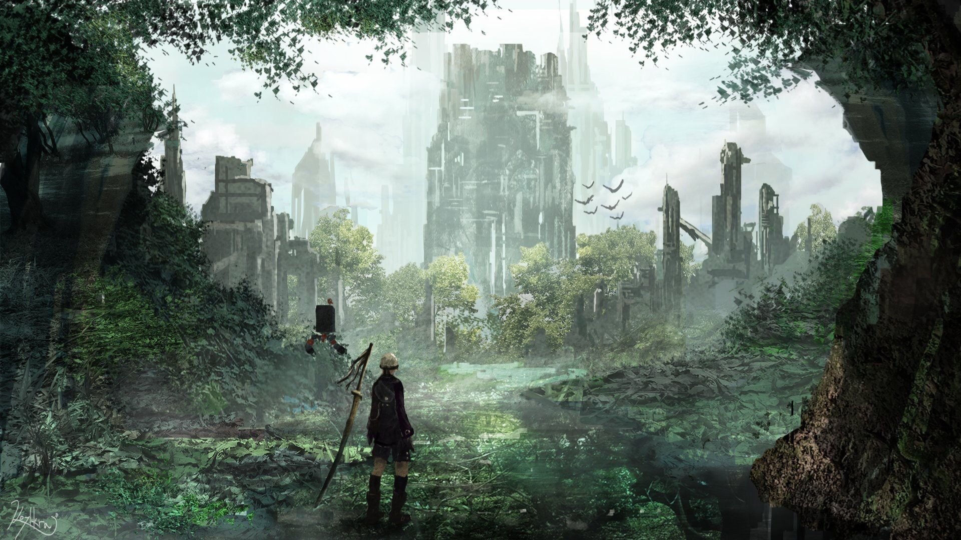Nier Automata Hd Wallpaper Portrait Wallpaper Girl, Fiction, The Game,