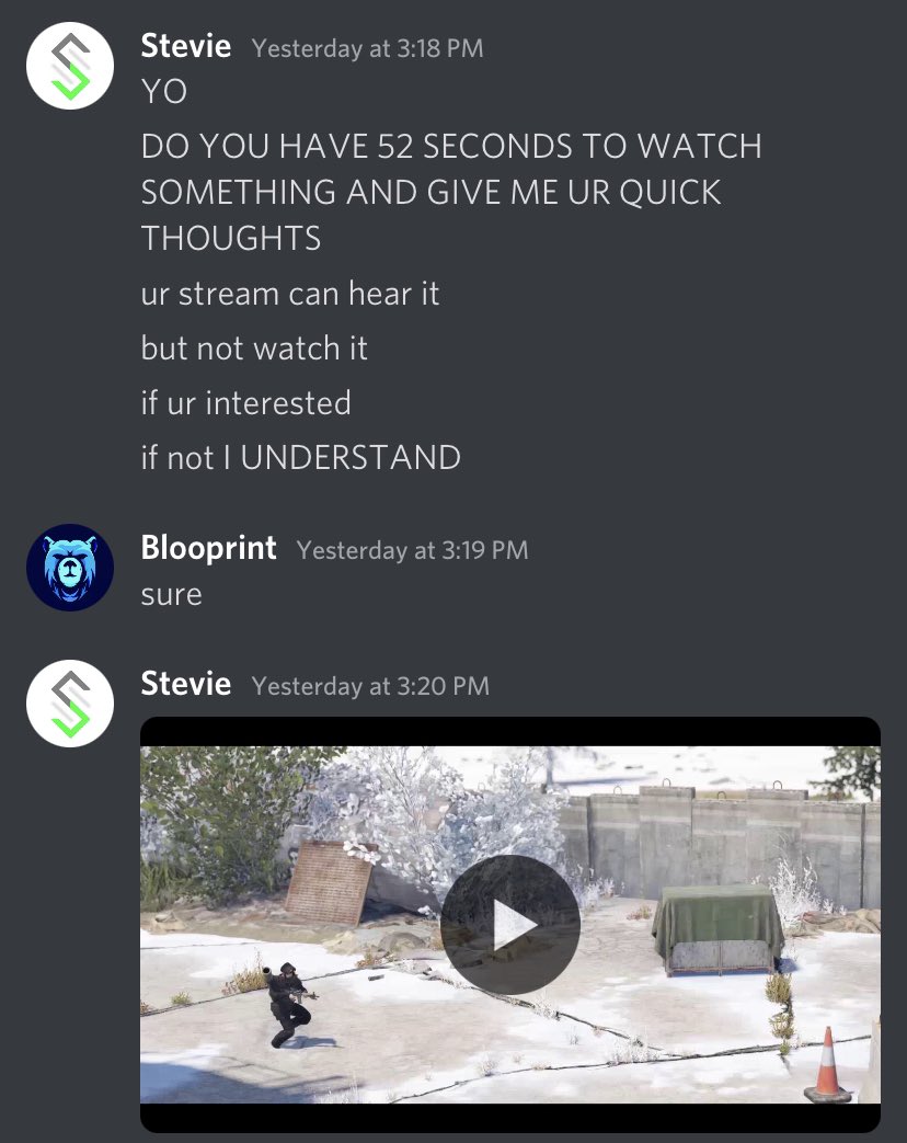 Blooprint on Twitter: "@Frawzt That’s the thing about Stevie you HAVE to respond within 60 ...