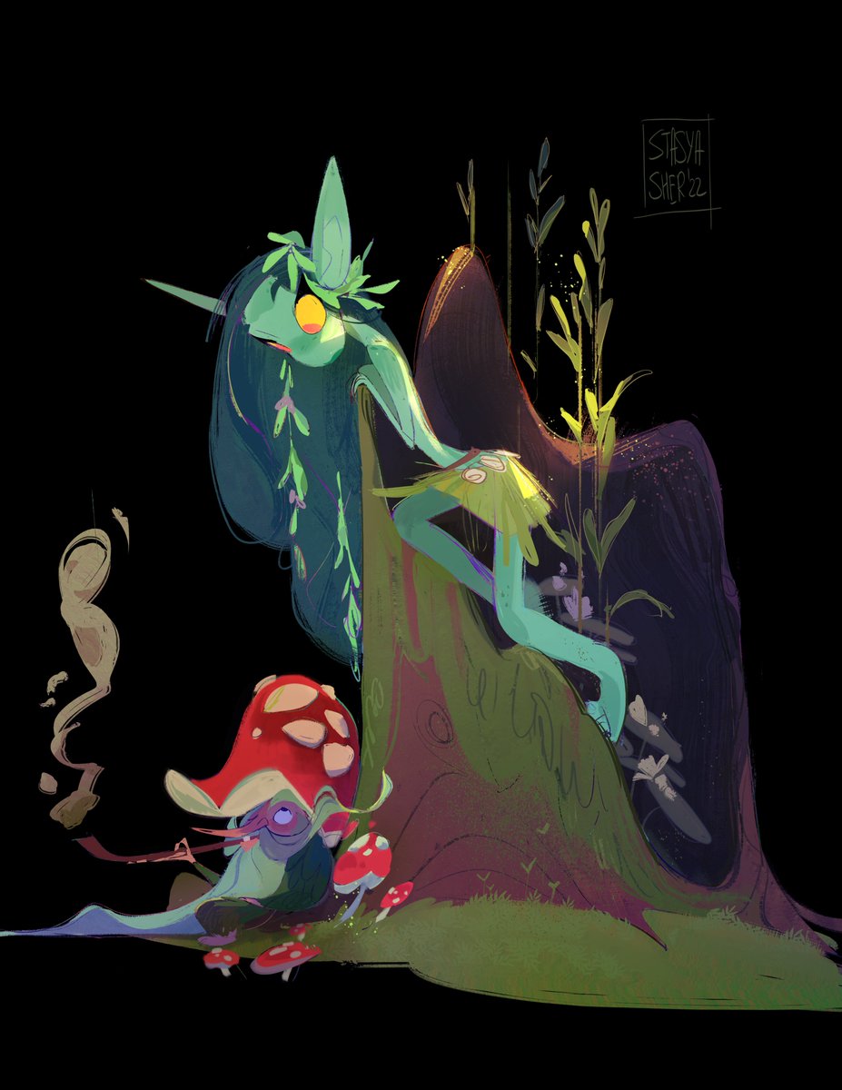「12/28 Encounter Mavka and Lisovyk 🌿 」|Stasya Sher 🇺🇦のイラスト
