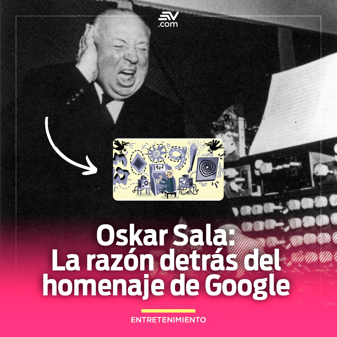 Ecuavisa on Twitter: "Oskar Sala es el protagonista del nuevo 'doodle' de Google 💻. Al entrar al ...