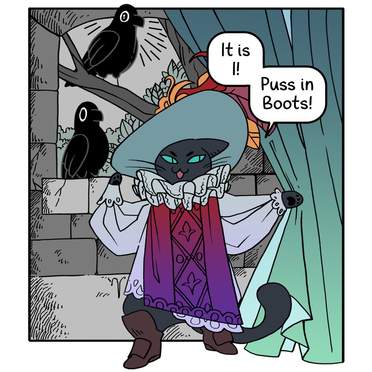 「Please check out Crow Time on Instagram/Webtoons and my webc」Isa ...