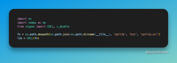 I love Python. But it's slow. So I built an options pricing library in ...