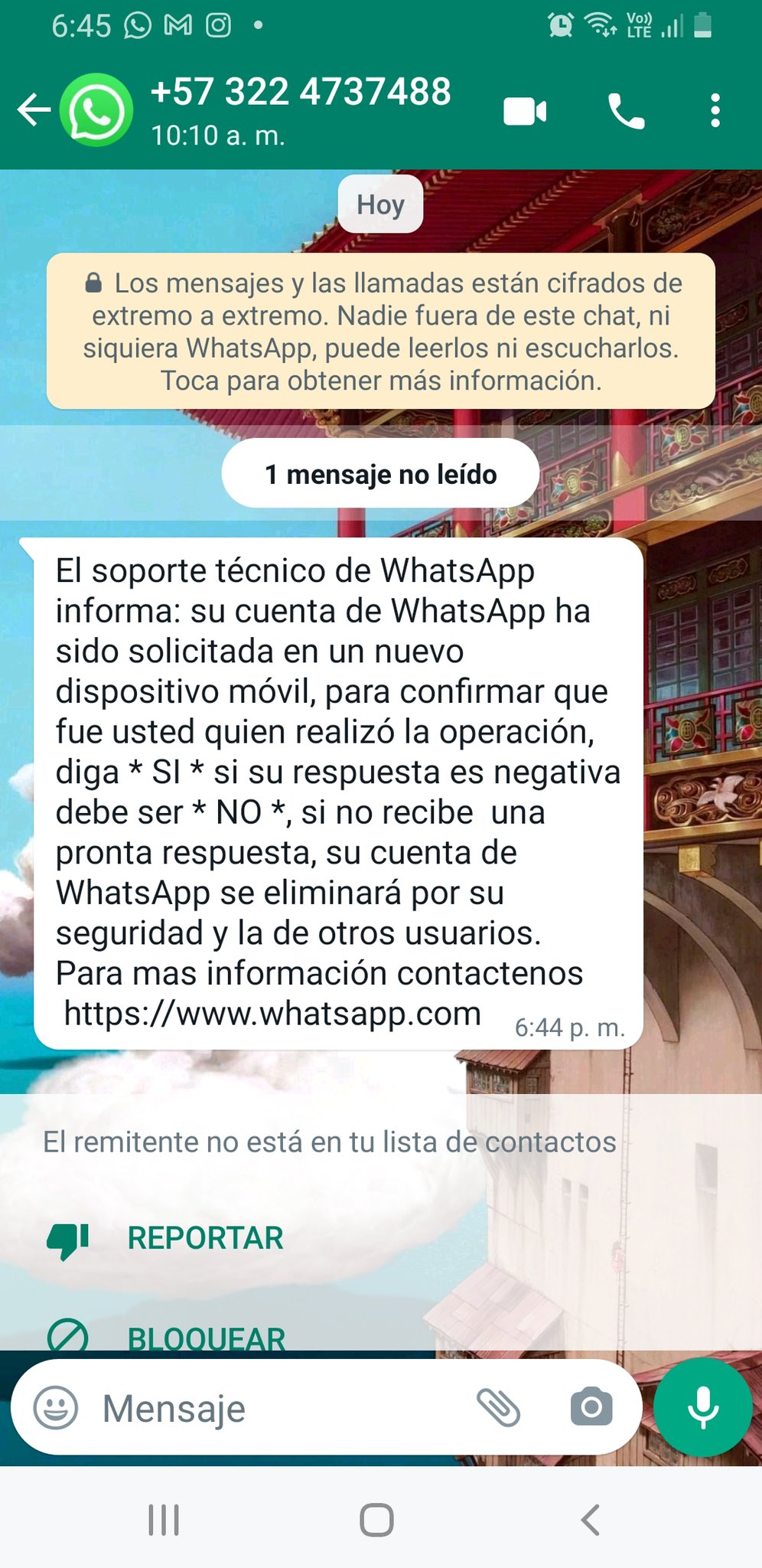 El gordito del gym on Twitter: "A las 10:00 a.m. recibí un mensaje idéntico a este. En el afán ...