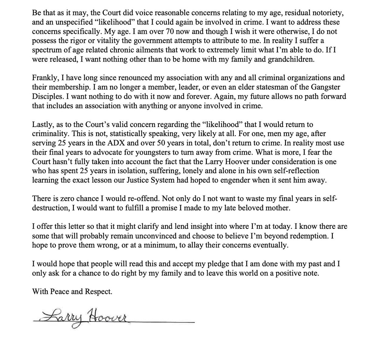 Larry Hoover Gangster Disciples