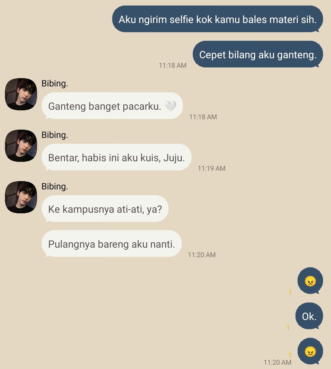 Universum milik Bibing dan Juju. / Twitter