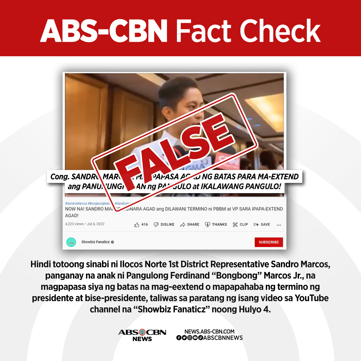 Abs Cbn News On Twitter Rt Abscbnfactcheck Abscbnfactcheck Rating