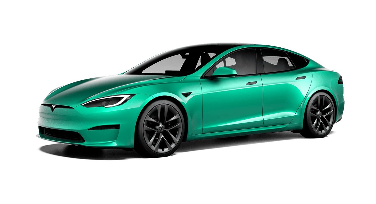 Tesla Model S Green