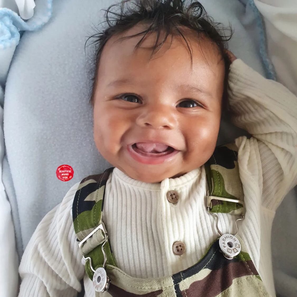 Beautiful Mixed Baby Boy