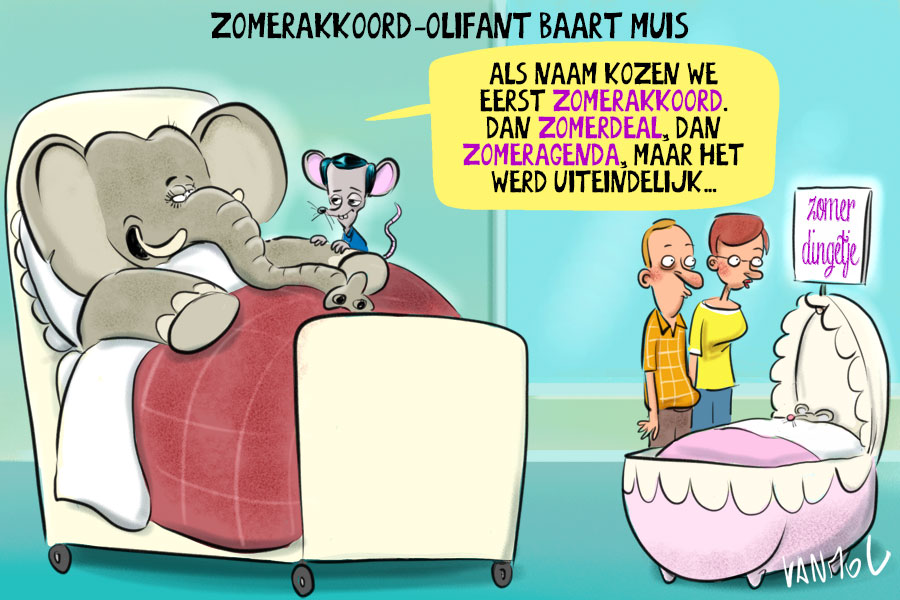 Haalbaarheid 'zomerakkoord' slinkt zienderogen. Premier De Croo tempert ...