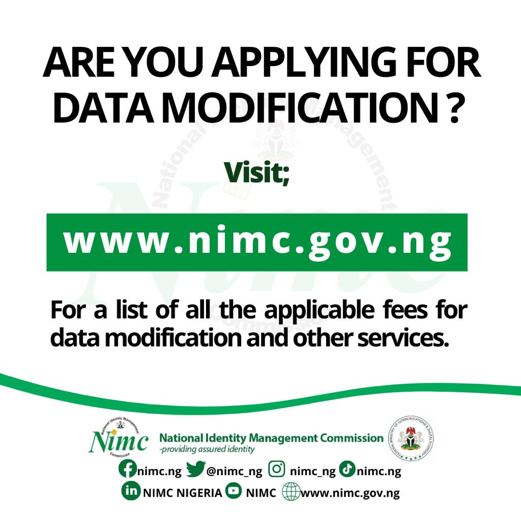 Jeanne Ezenwa on Twitter: "@nimc_ng I applied for my NIN and even visited the head office in ...