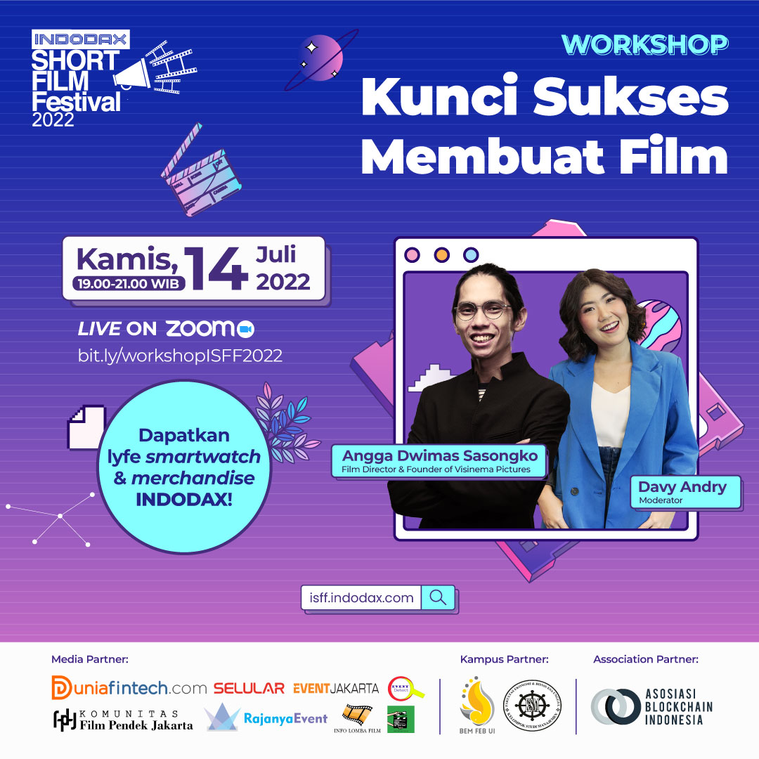 indodax on Twitter: "Daftarkan diri kamu pada Workshop INDODAX Short Film Festival 2022: “Kunci ...