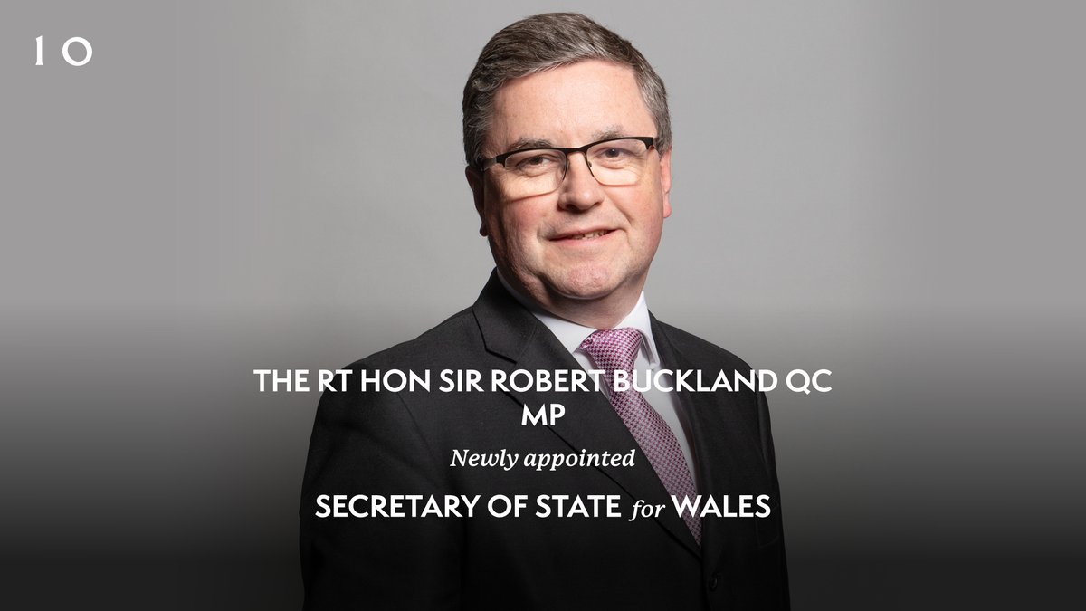 The Rt Hon Sir Robert Buckland QC MP @RobertBuckland has been appointed ...