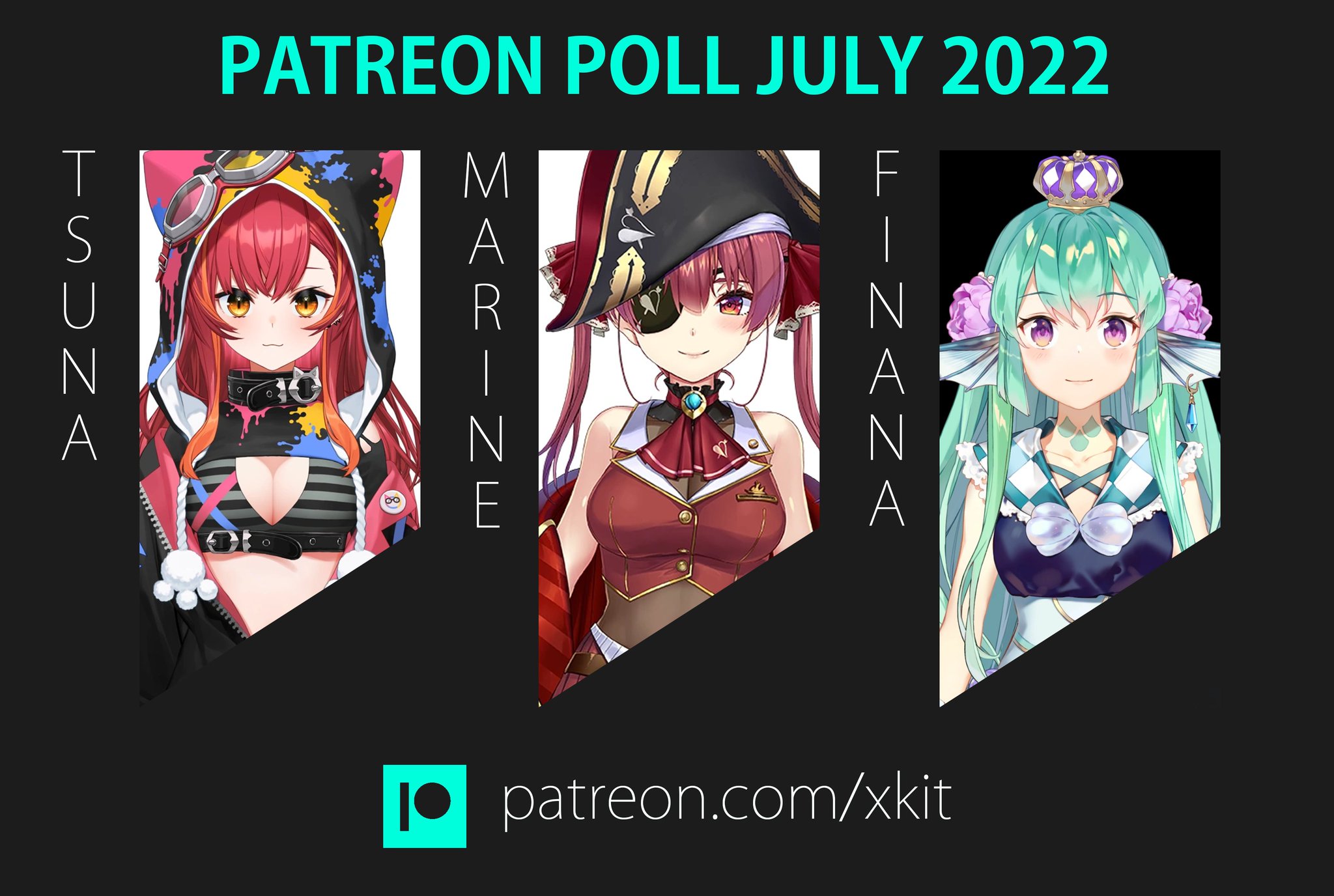 XKIT ART NEW (COMMISSION CLOSED) 🔞 on Twitter: "July Patreon Poll 2022 is up! Vote now for the ...