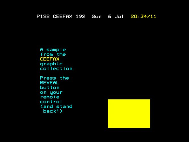 The Teletext Archaeologist – A visual and interactive teletext history