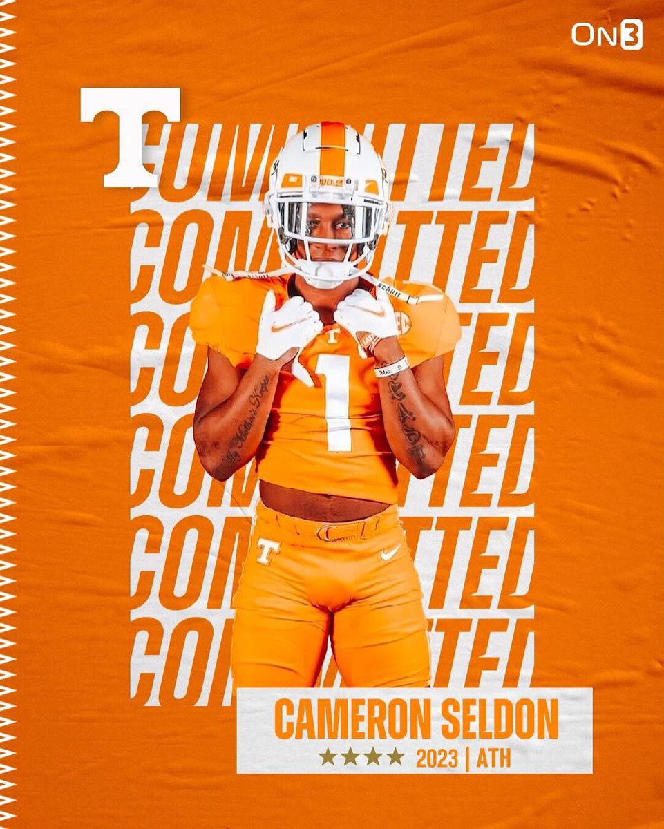 2023 4* WR Cameron Seldon commits to Tennessee : r/CFB