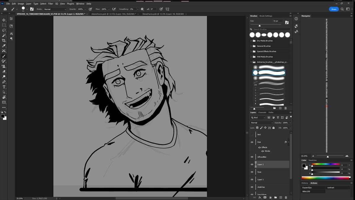 「help. I keep crying drawing this scene LOL I'm. 」Deo🧛‍♂️🐺の漫画