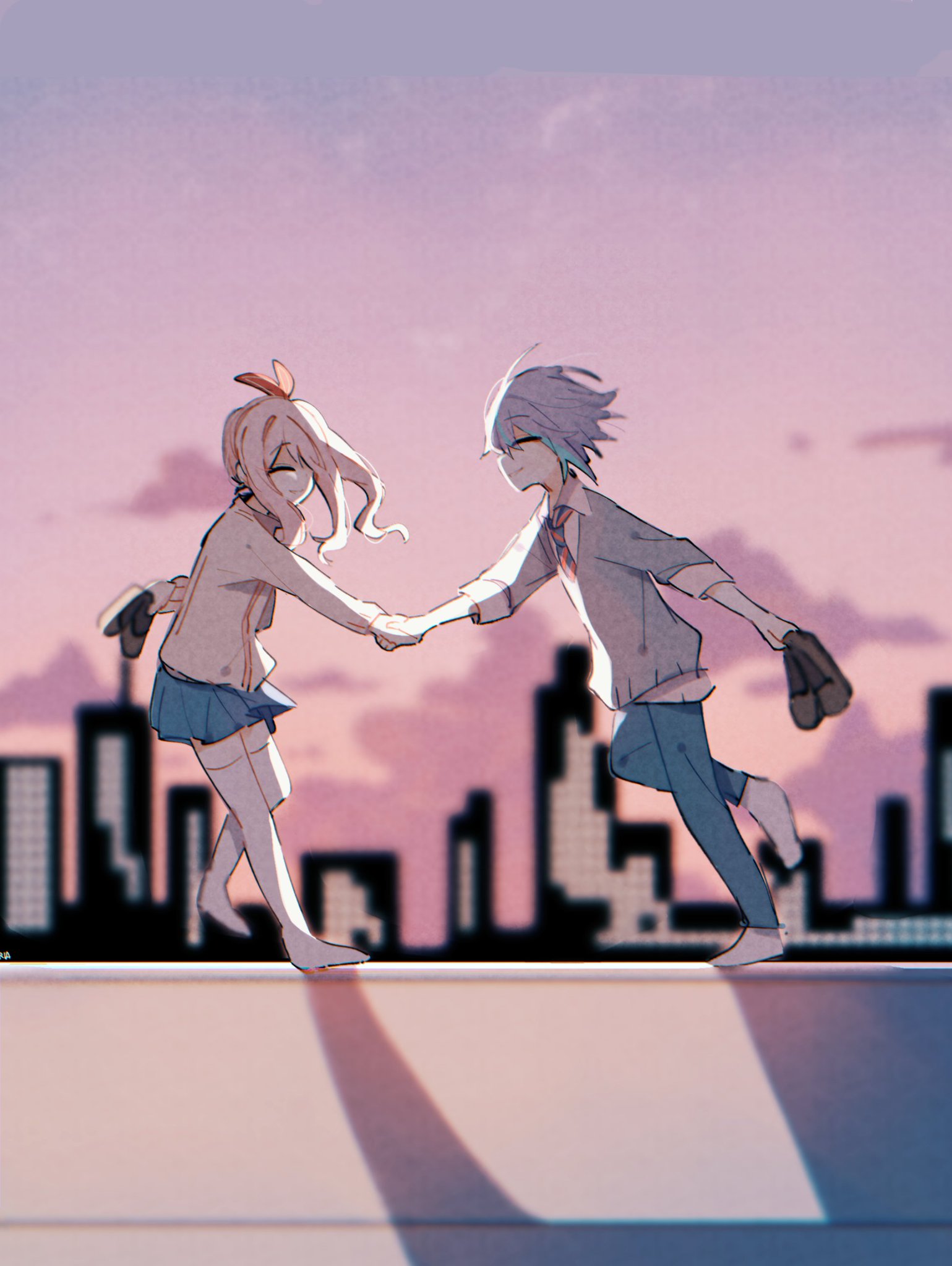 Ria🍃 on Twitter: "rooftop🎈🎀 #prsk_FA https://t.co/rtNFcxRApe" / Twitter