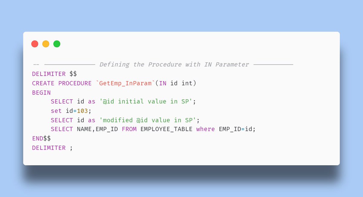SQL: Beginner Guide to Store Procedures (Part 2/2) a thread ...