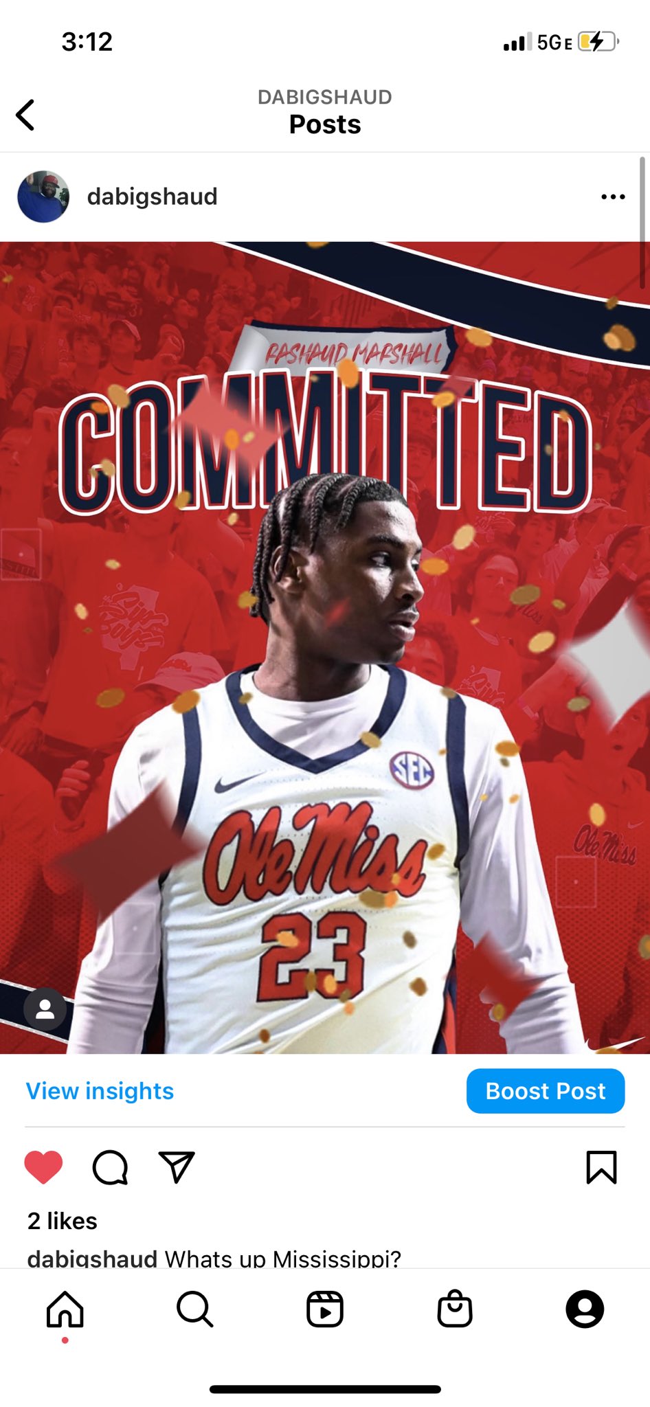 Rashaud Marshall on Twitter: "What’s up Oxford🔴🔵 @OleMissMBB @OleMissKermit https://t.co ...