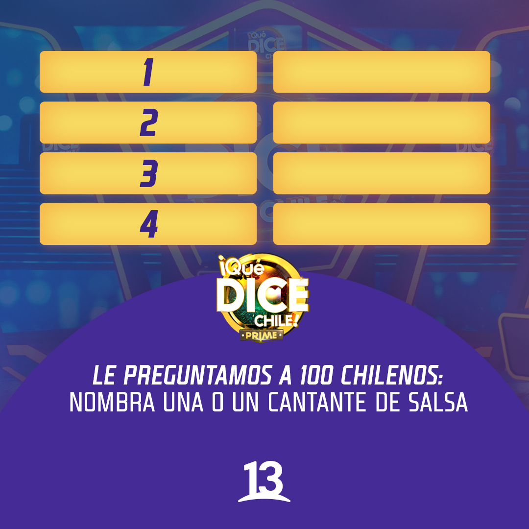 QuéDiceChilePrime ⭐ Pregunta 😮 Le preguntamos a 100 chilenos 🇨🇱: Nombra ... QuéDiceChilePrime ⭐ Pregunta 😮 Le preguntamos a 100 chilenos 🇨🇱: Nombra ...