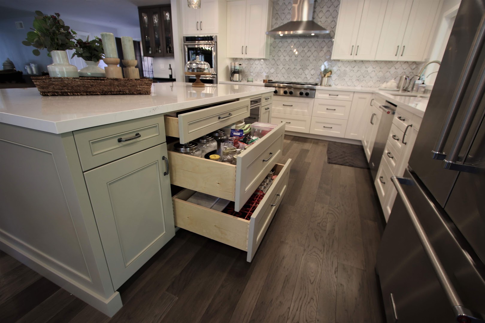 APlus Kitchen & Bath on Twitter: "Transitional Design Build Custom Two Island Kitchen Remodel ...