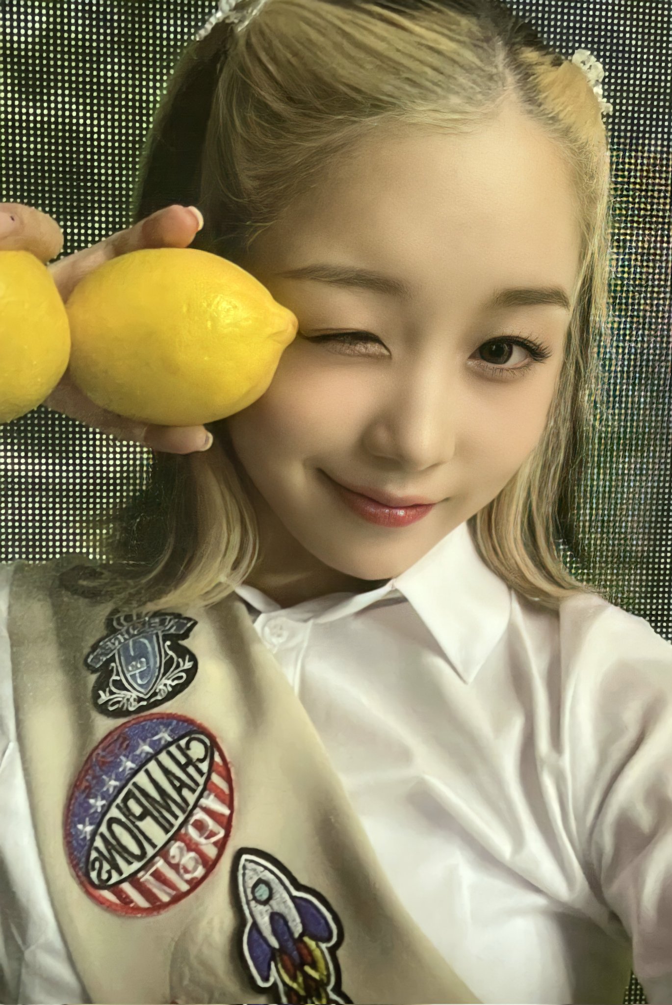 kep1er scan on Twitter: "Kep1er "DOUBLAST" Photocard Scan JEWEL CASE Lemon Blast Ver. CHAEHYUN ...