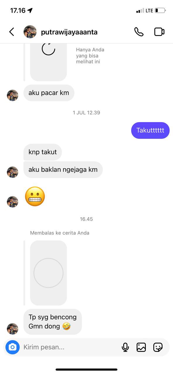 I-Wung on Twitter: "Berani bener dm temen cewe gw. Keknya kalau ketemu lebih becong lu deh https ...