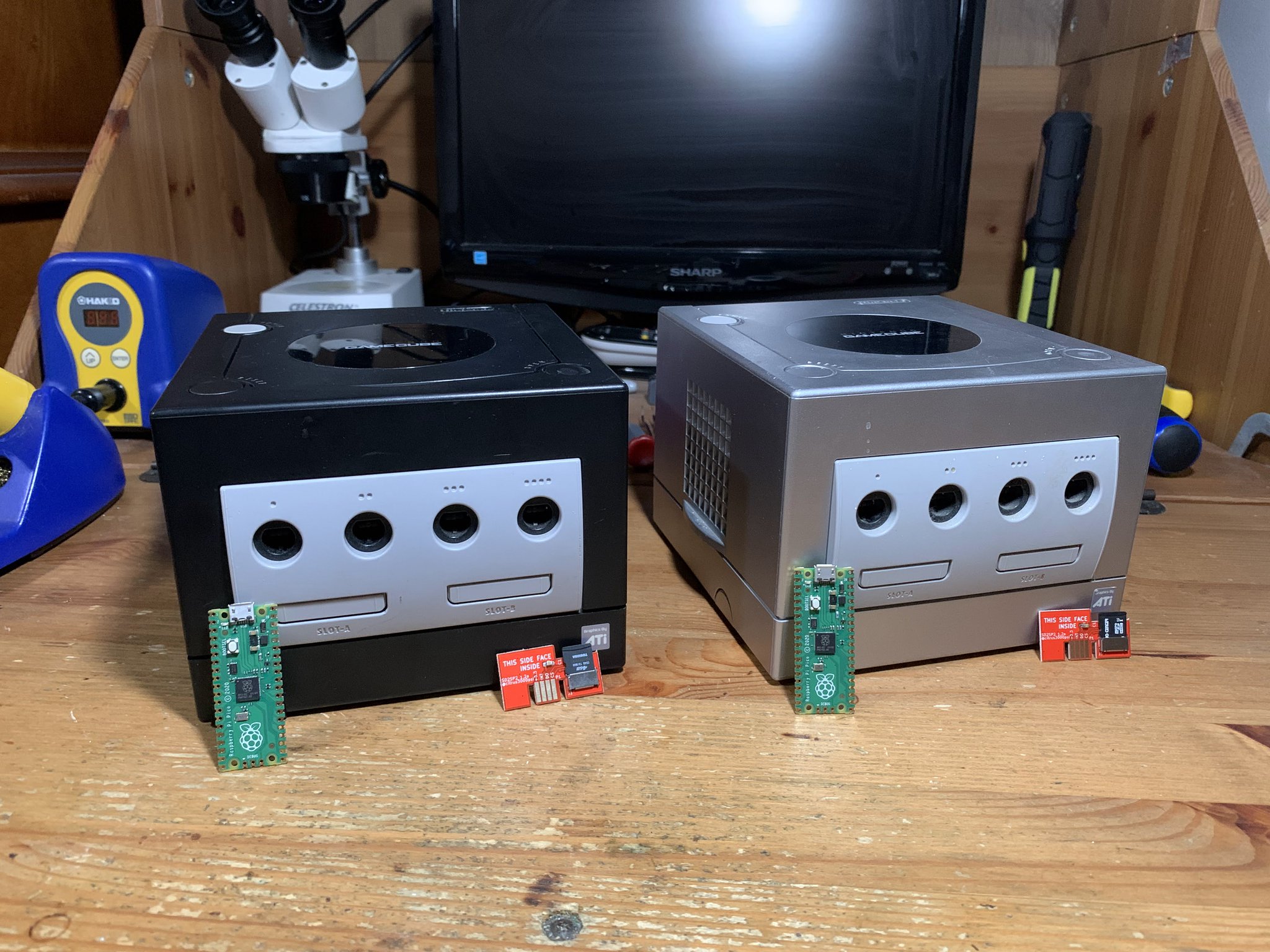 1upRestorations on Twitter: "This week I installed @webhdx amazing new Picoboot for the GC! It's ...