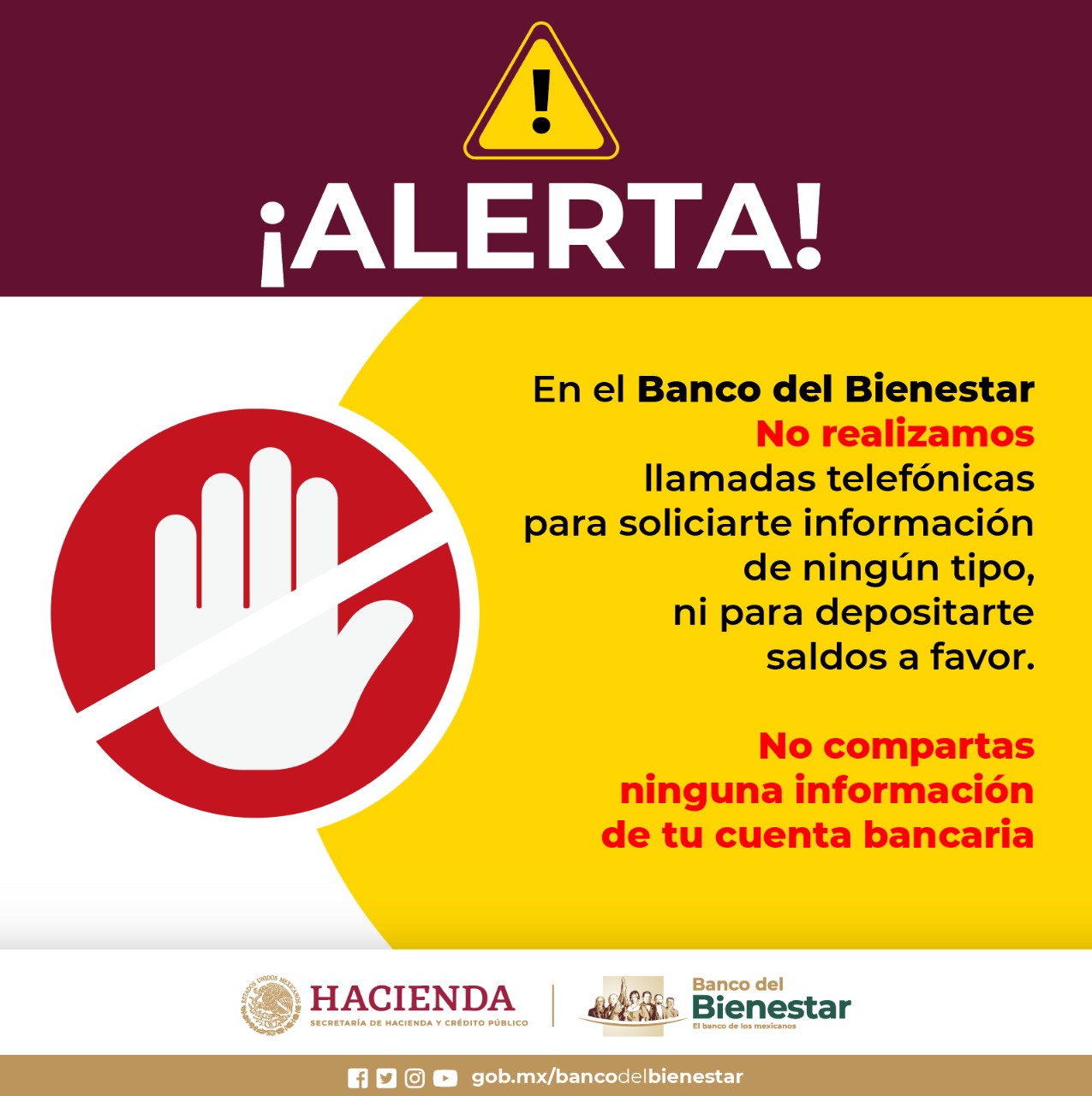 Cinco Radio Oficial On Twitter 🚨 Atencion 🚨 El Bbienestarmx Alerta