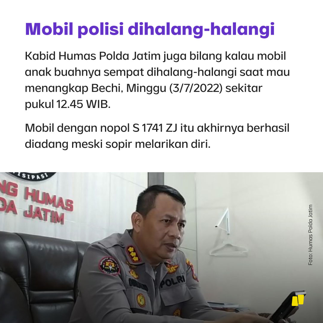 Kamis (7/7/2022) malam, Moch. Subchi Azal Tsani alias Bechi akhirnya ...